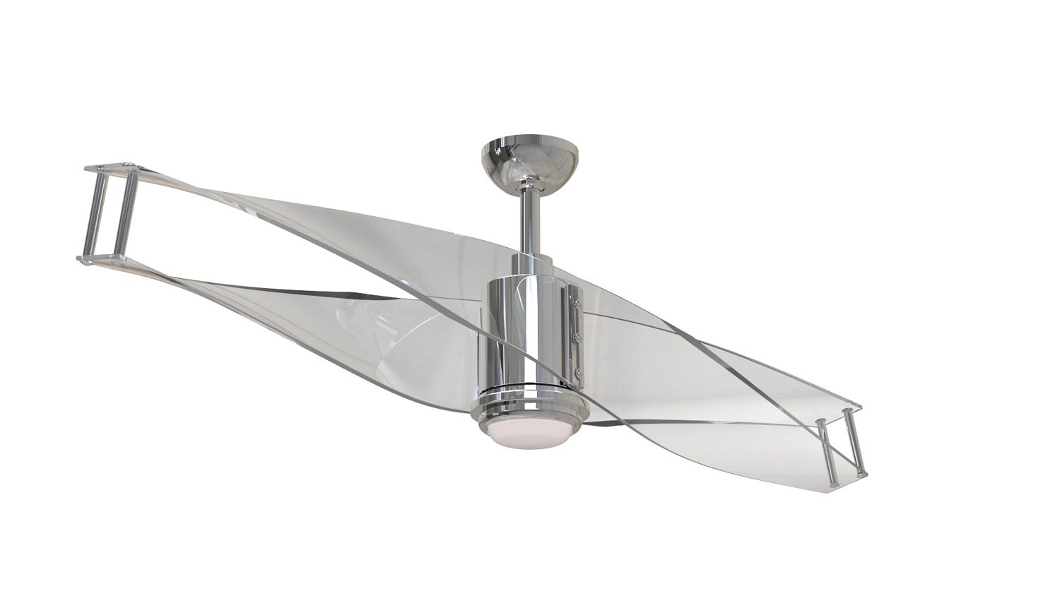 Clear Acrylic Ceiling Fan Blades | Shelly Lighting
