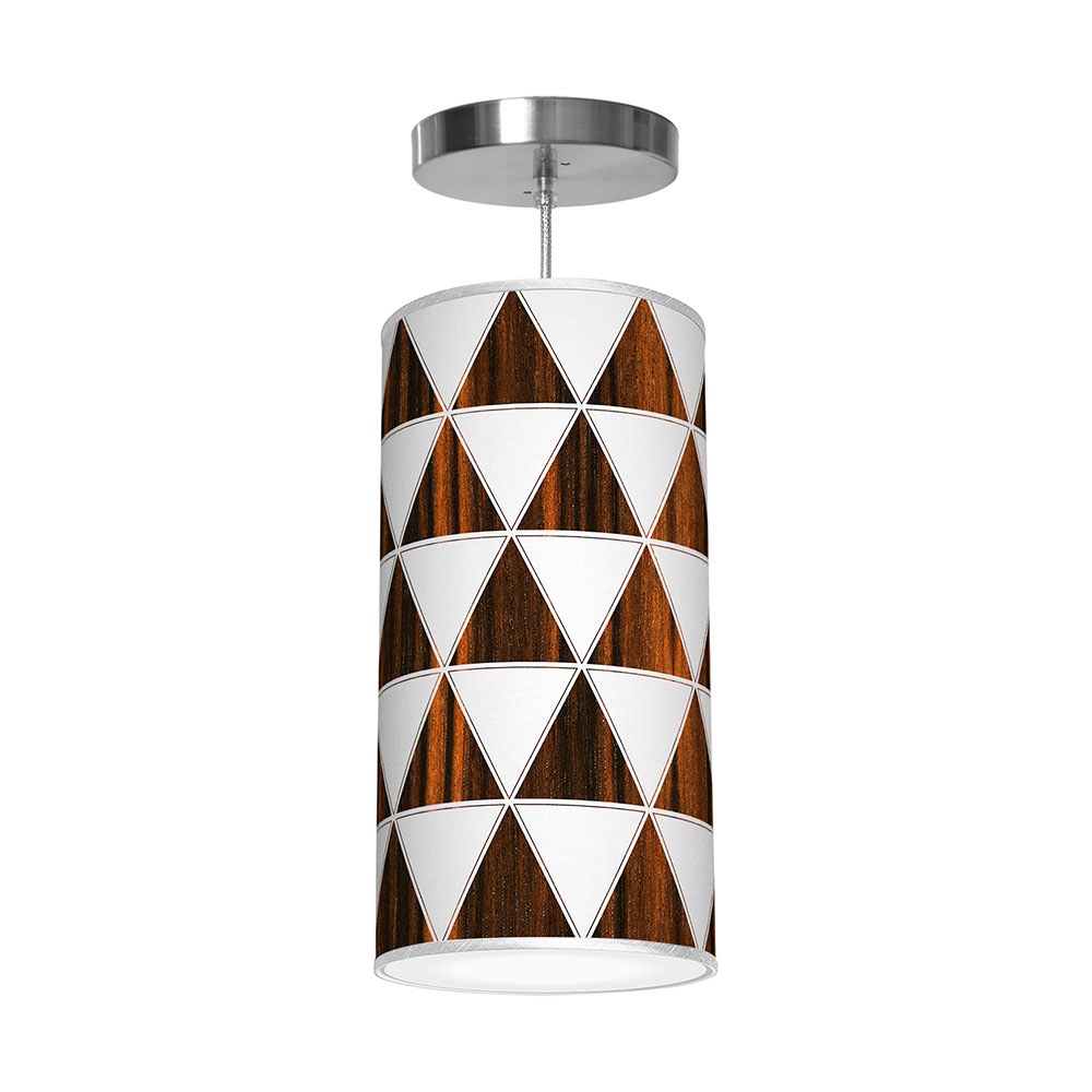 Triangle 1 Column Pendant by Jef Designs | JD_TRI1_EBN_LISHA16 | JEF594570