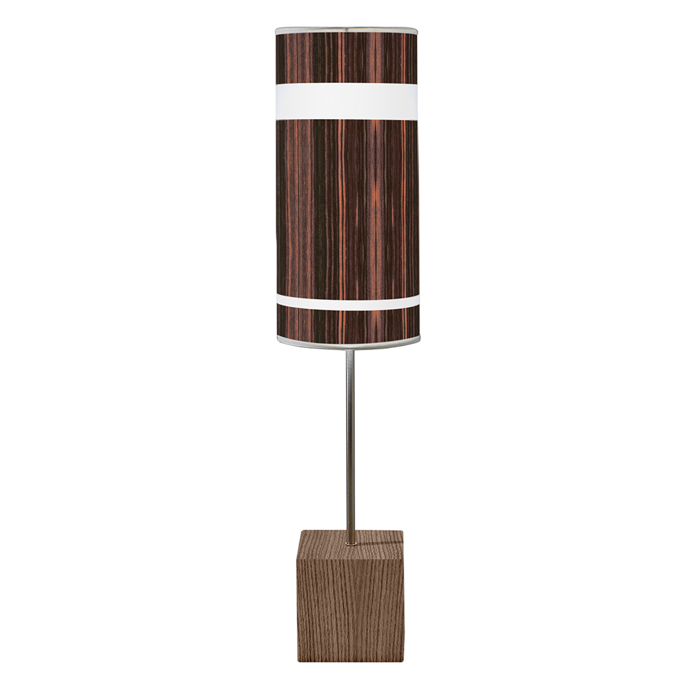 Band Cuboid Table Lamp by Jef Designs | JD_BAND_EBN_CUBOID