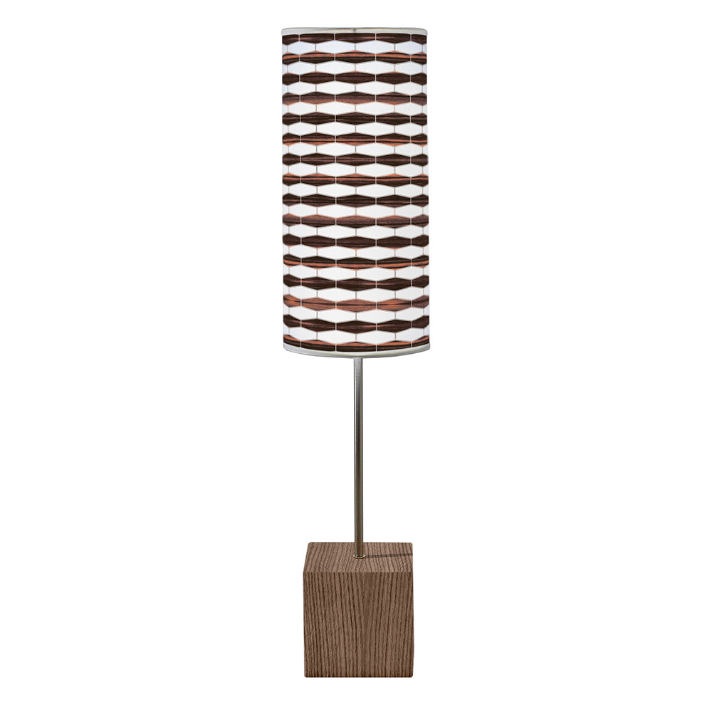 Weave 3 Cuboid Table Lamp by Jef Designs | JD_WVE3_EBN_CUBOID