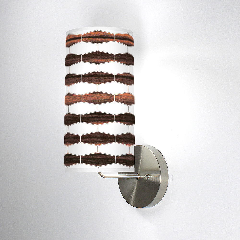 Weave 3 Column Wall Light by Jef Designs | JD_WVE3_EBN_SOMA | JEF596082