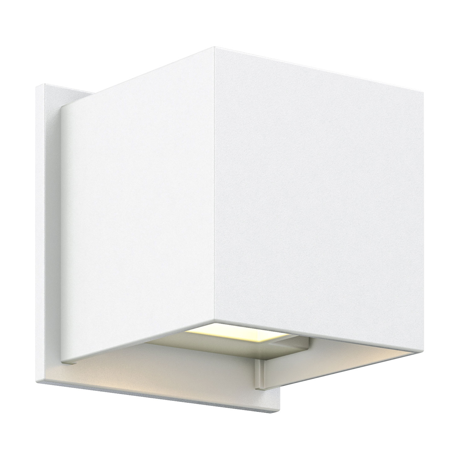 Square Outdoor Wall Light by DALS Lighting | LEDWALL001D-WH | DLS597990