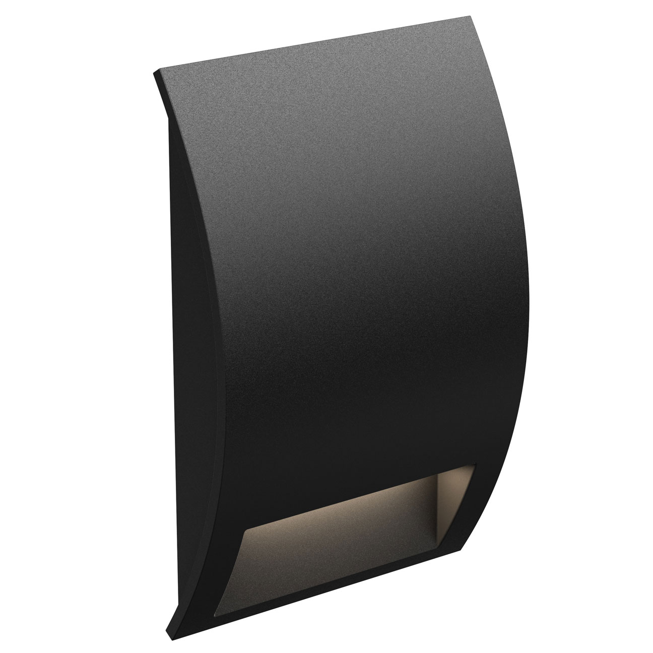 120V Half Moon Step Light by DALS Lighting | LEDSTEP003D-BK