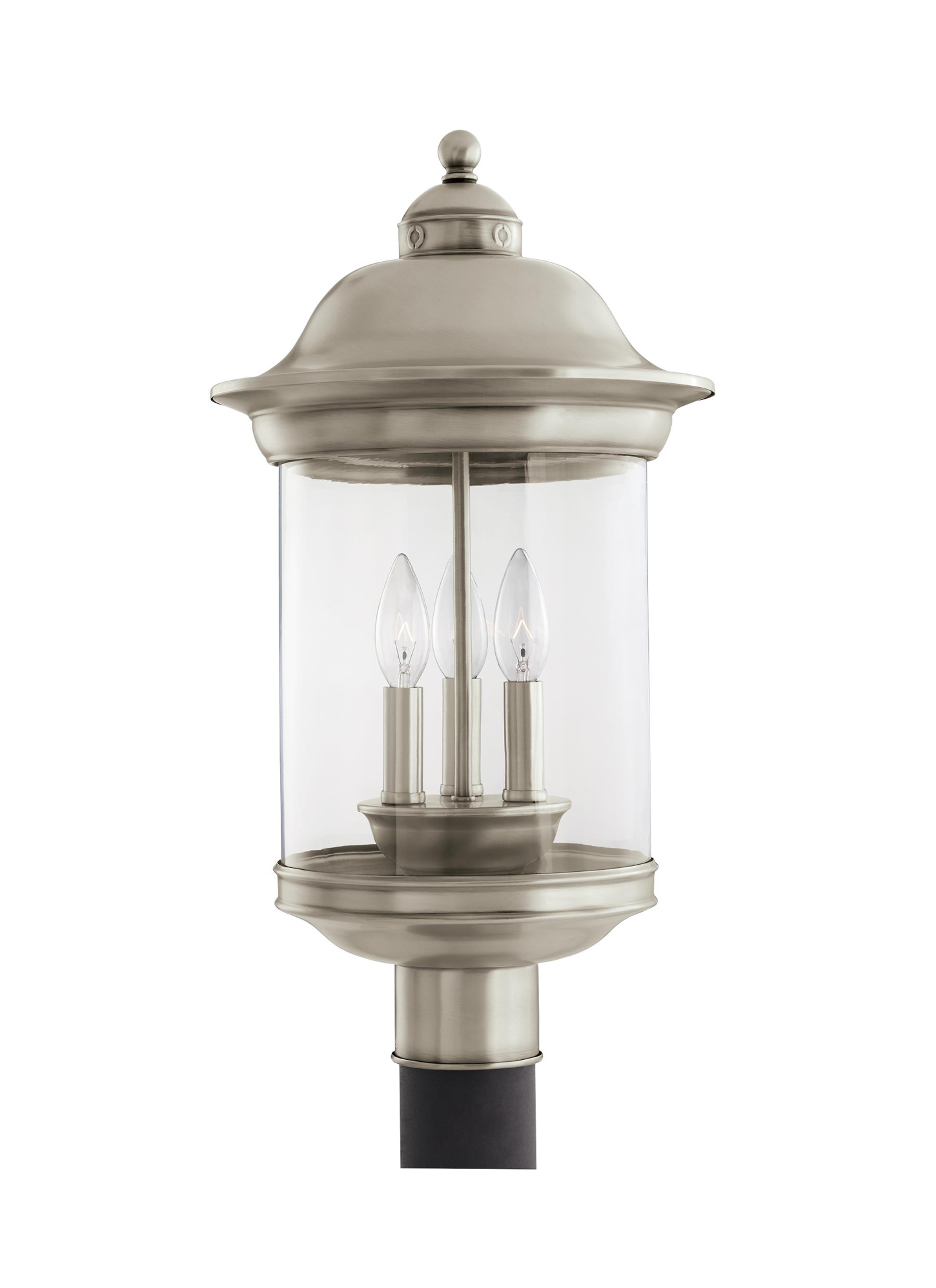 Hermitage 3-Light Outdoor Post Light by Sea Gull Lighting | 82081EN-965