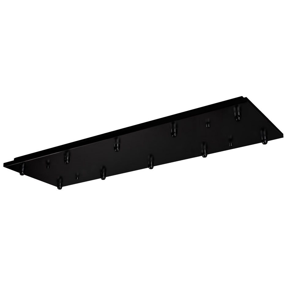 Multi-Light 10-Port Linear Canopy by Kuzco Lighting | CNP10AC-BK ...