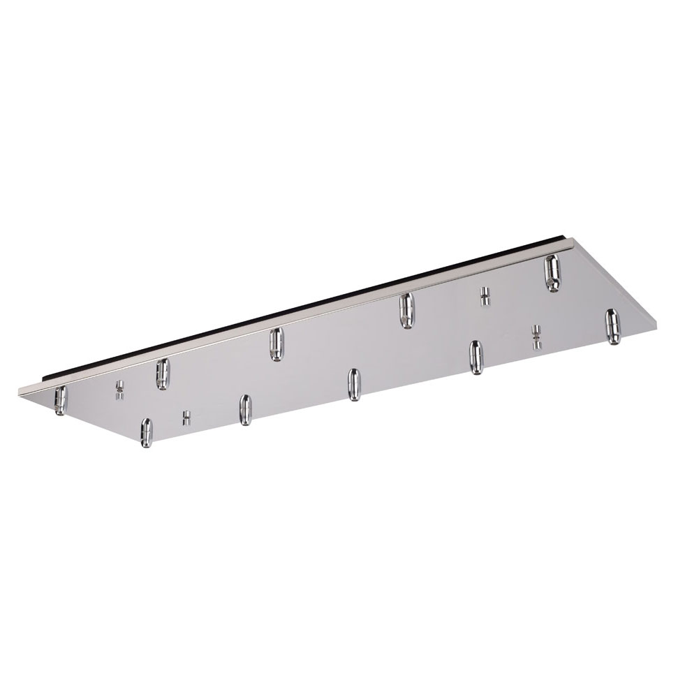 Multi-Light 10-Port Linear Canopy by Kuzco Lighting | CNP10AC-CH ...
