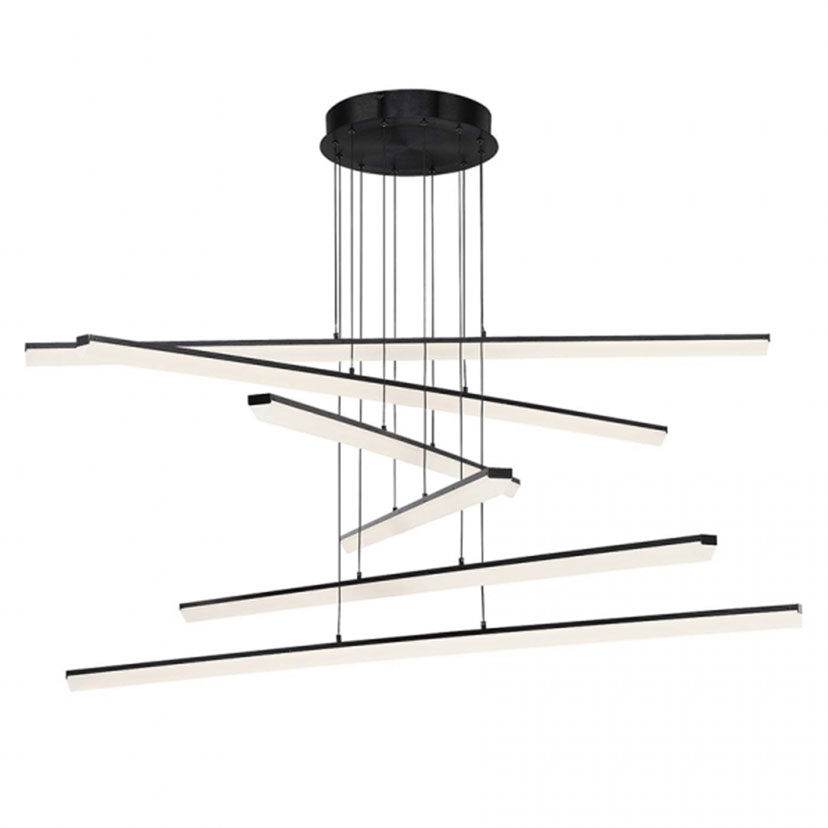 Stack Chandelier by WAC Lighting | PD-29806-BK | WAC615605
