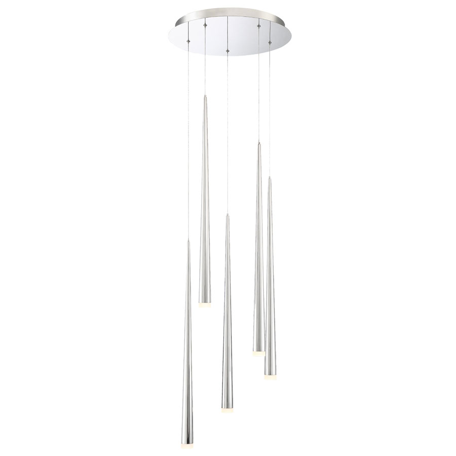 Cascade Round Multi Light Pendant by Modern Forms | PD-41805R-PN ...