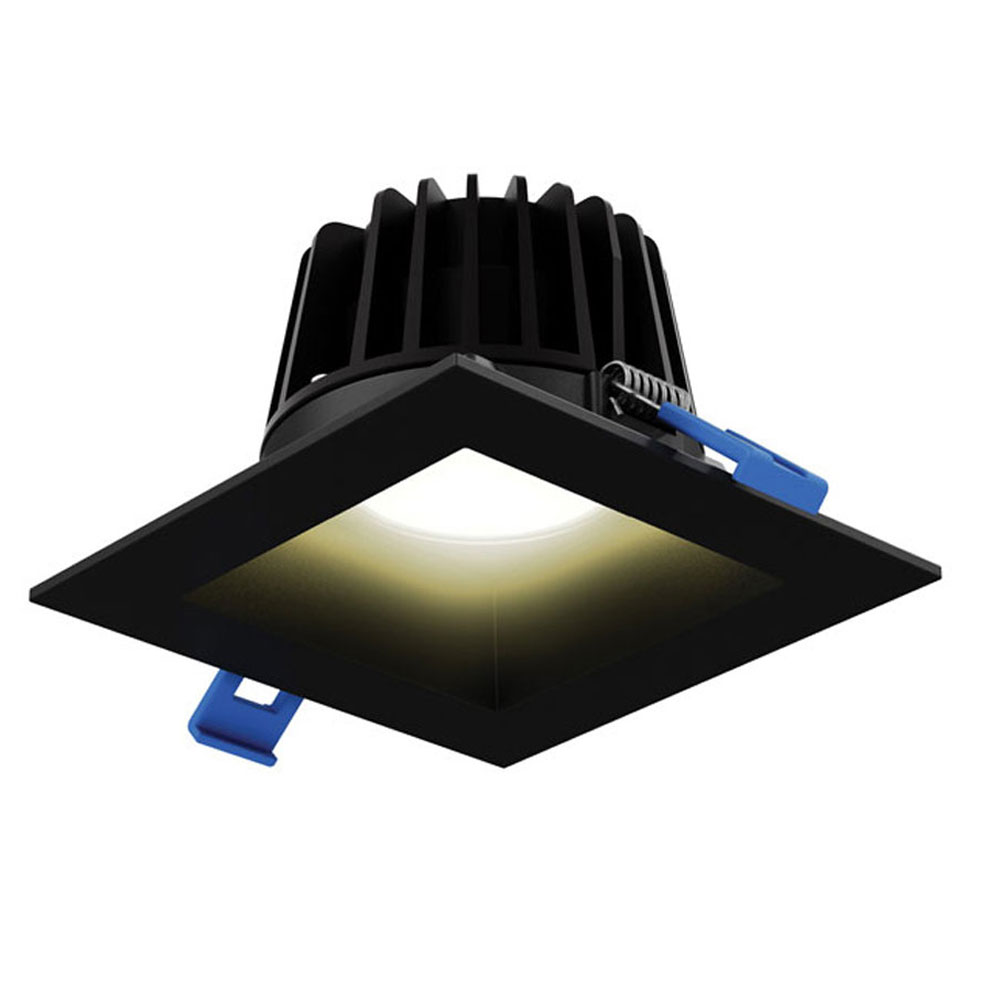RGR 4IN Square Smooth Baffle Downlight by DALS Lighting | RGR4SQ-3K-BK