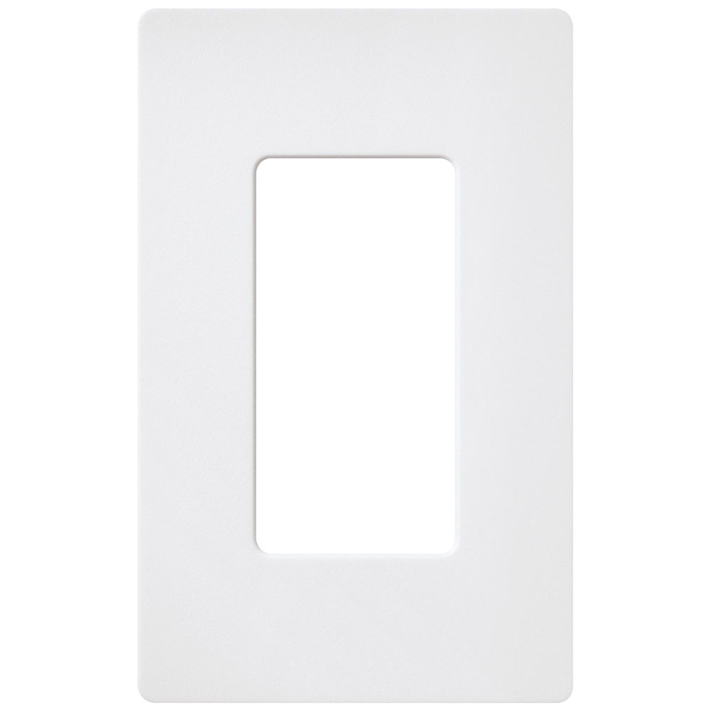 Claro Designer Style 1 Gang Wall Plate by Lutron | SC-1-SW | LUT6222