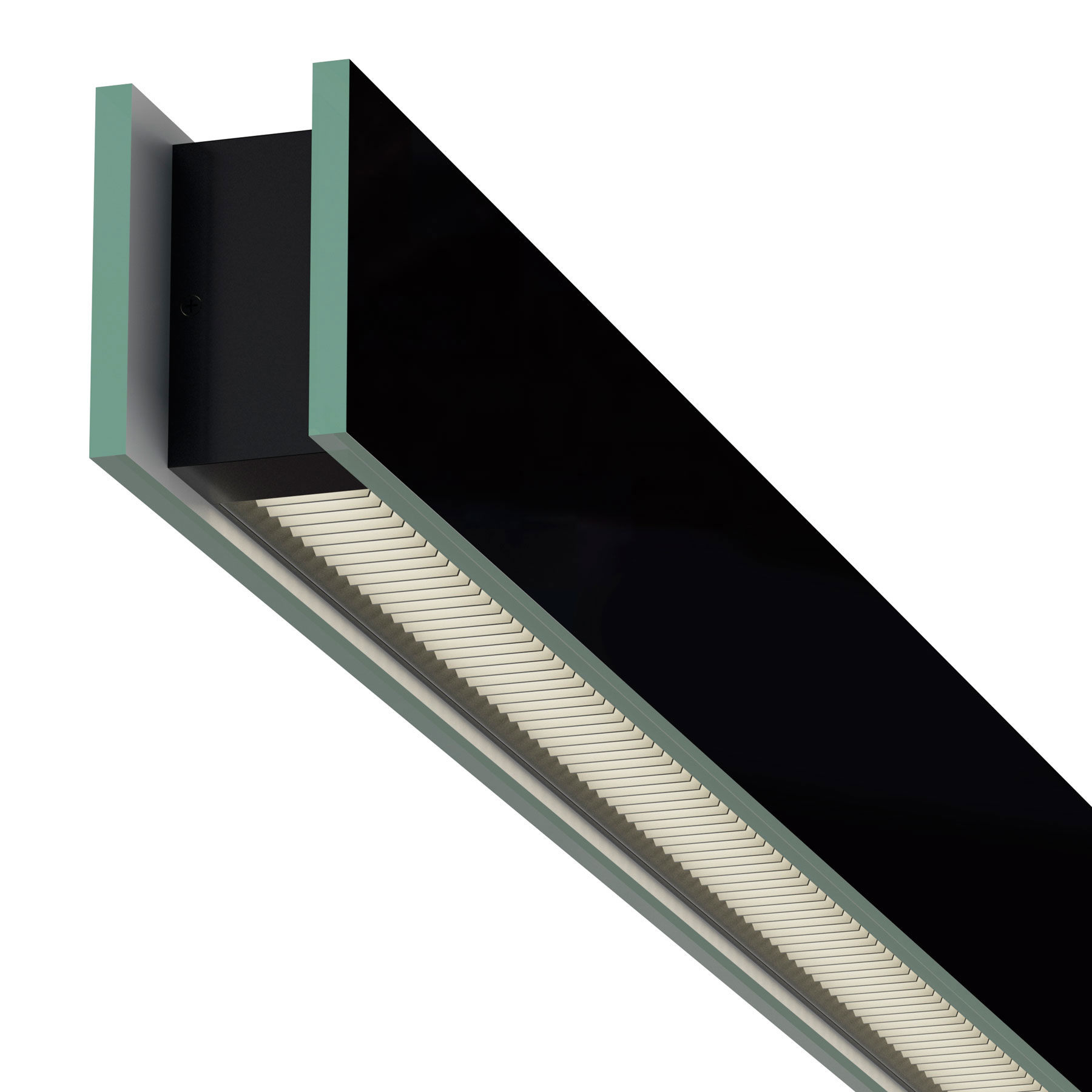 Glide Glass Downlight Suspension w/ End Feed Power by PureEdge Lighting ...