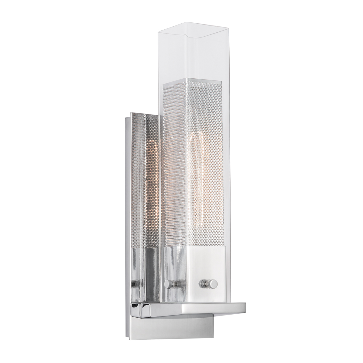 Lucas Torchiere Wall Light by Norwell Lighting | 8980-CH-CL