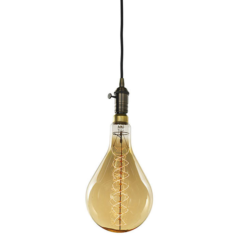 Vintage Mini Pendant with Grand Pear Filament Bulb by Bulbrite | 810107 ...