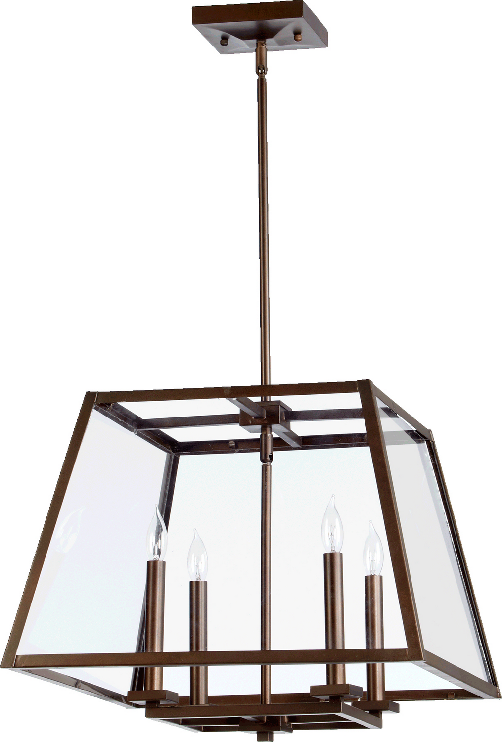 Kaufmann Triangle Pendant by Quorum | 6104-4-86