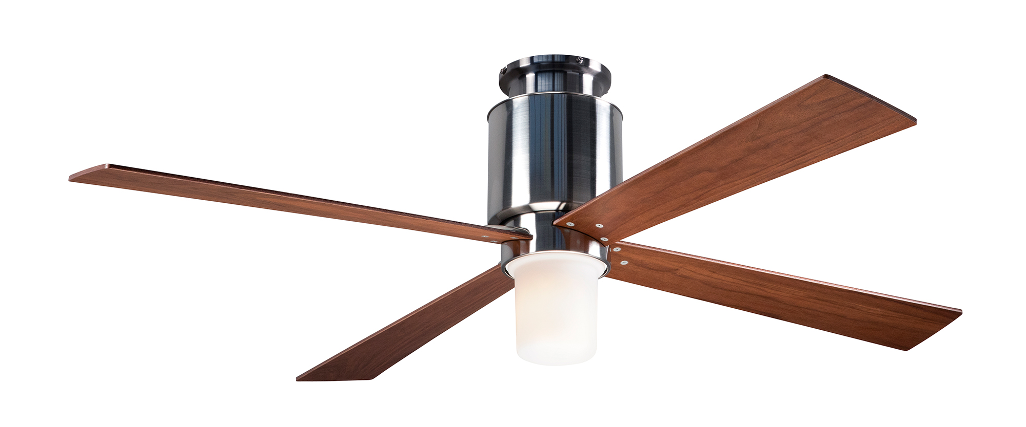 Lapa Flush Ceiling Fan with Light by Modern Fan Co. | LAP-FM-BN-50-MG ...