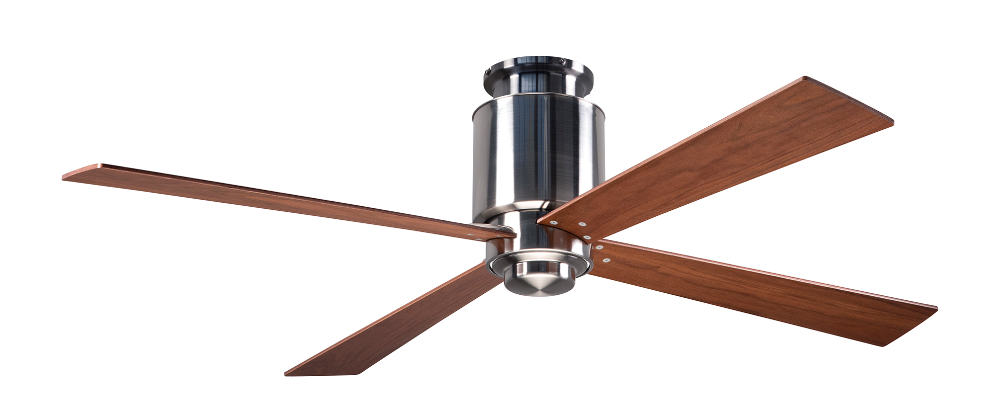 Lapa Flush Ceiling Fan by Modern Fan Co. | LAP-FM-BN-50-SV-NL-003 ...