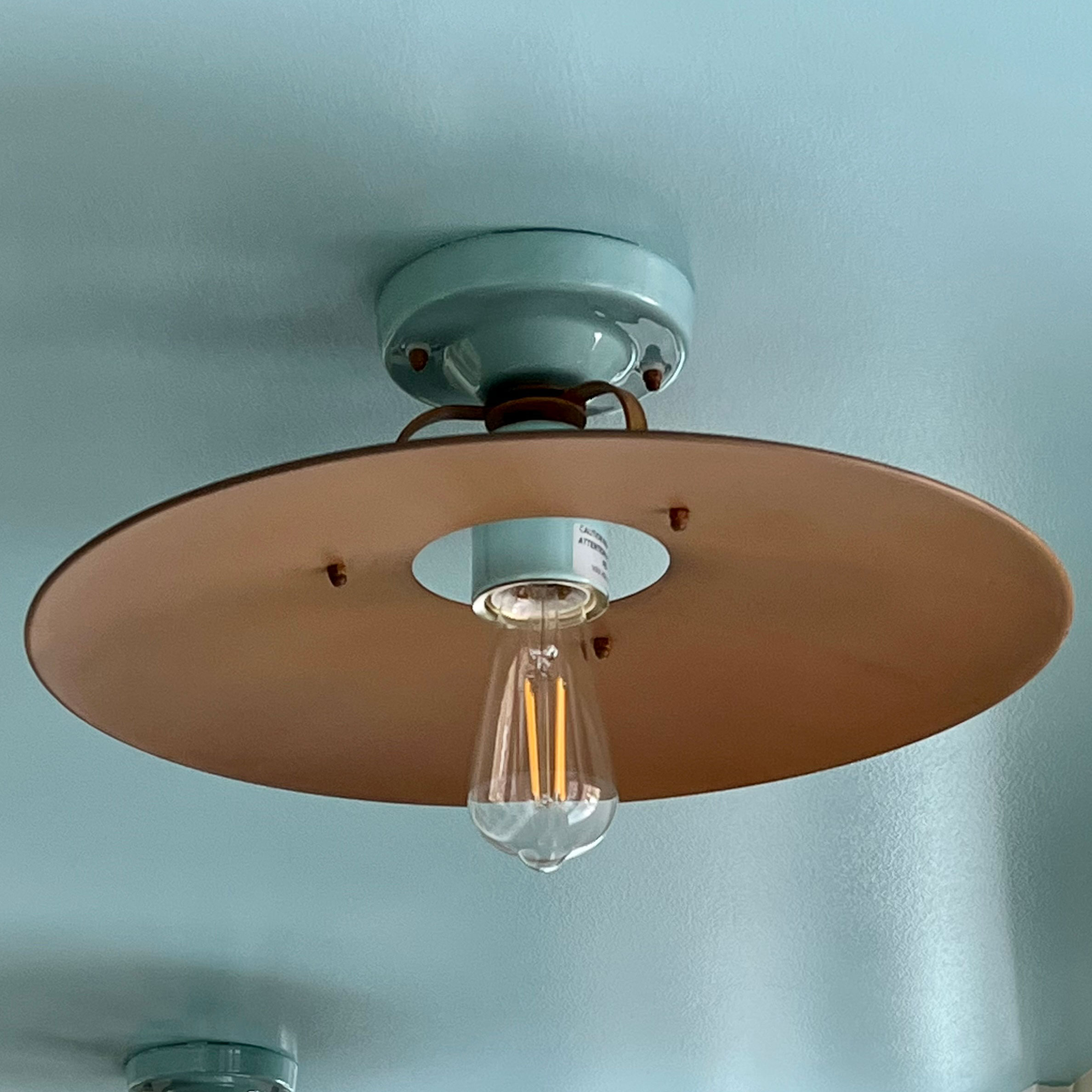 Country Ceiling Light Fixture by Ferroluce | C1445-AZZ | FER672482