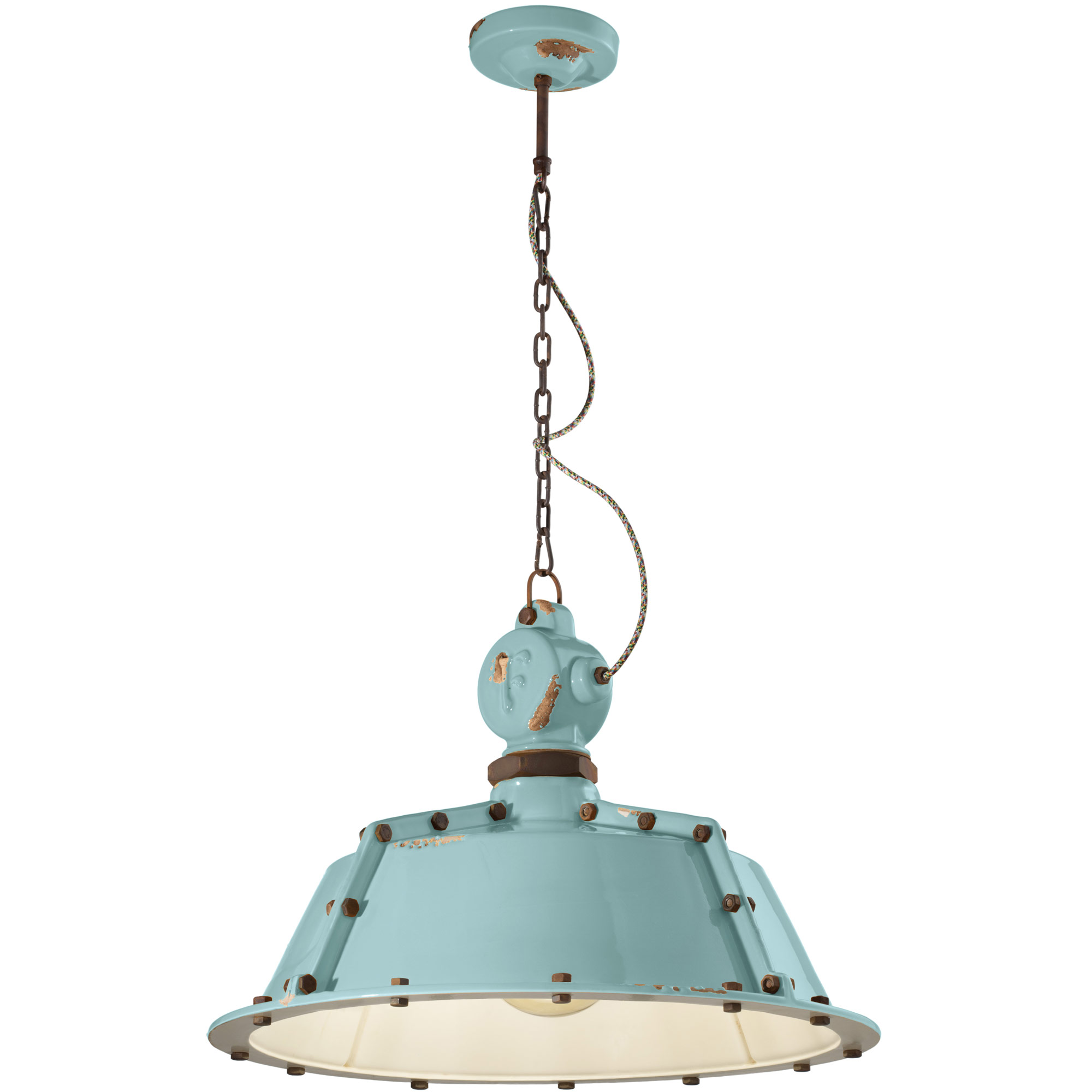 Industrial Rivets Pendant by Ferroluce | C1720-VIA | FER672626