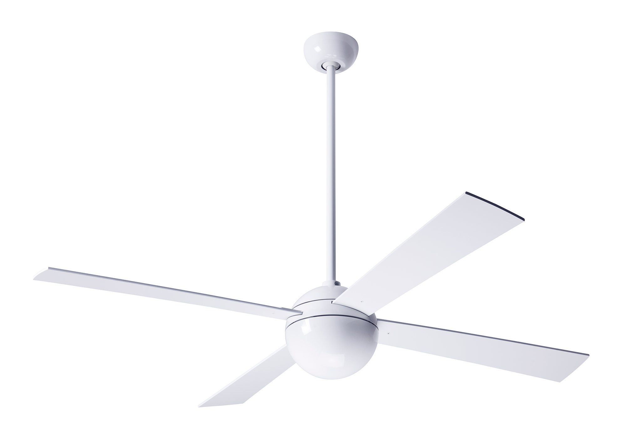 Ball Ceiling Fan by Modern Fan Co. | bal-gw-52-wh-nl-001 | MDF6949