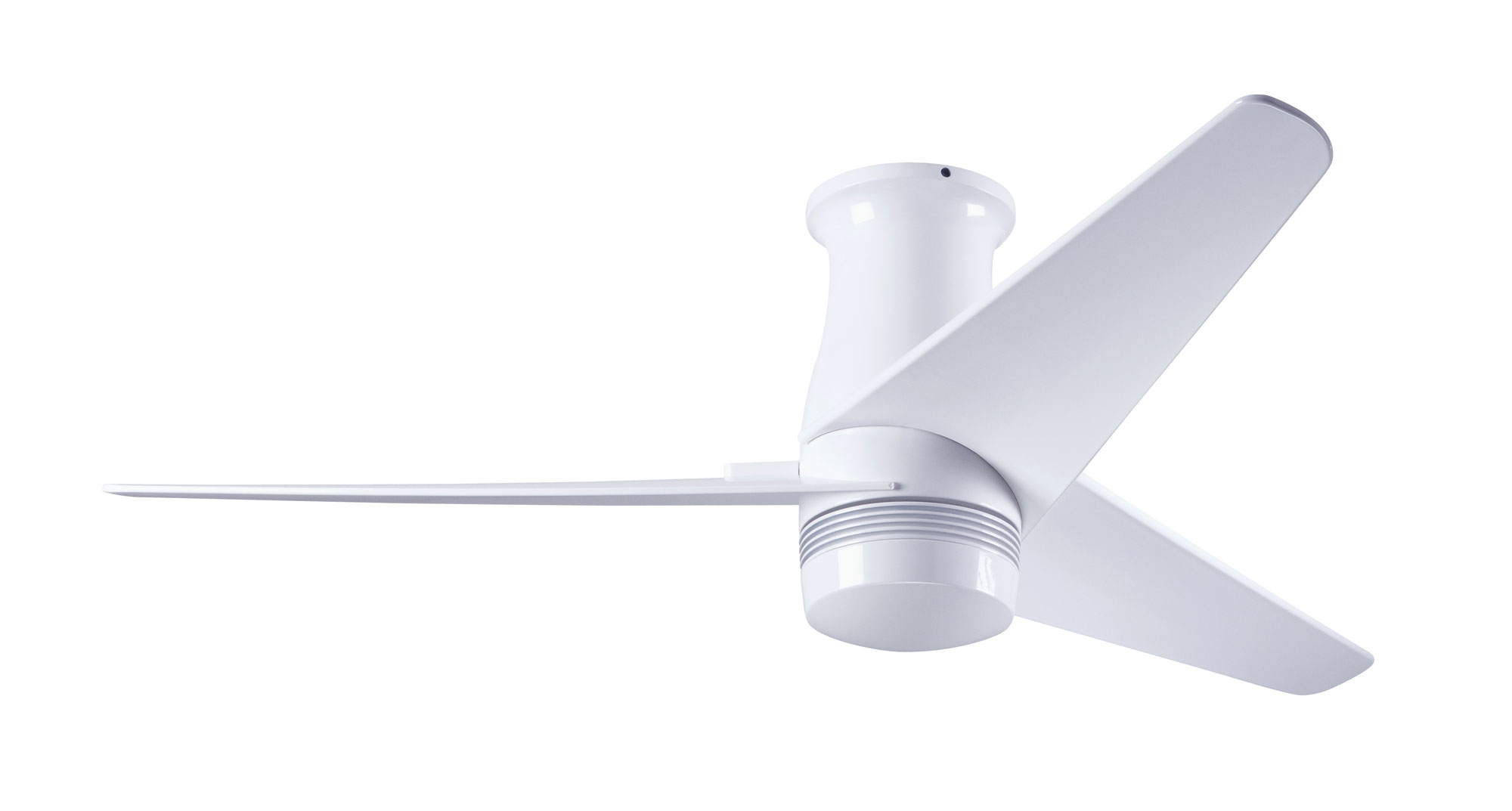 Velo Flush DC Ceiling Fan by Modern Fan Co. | VEL-FM-GW-48-WH-NL-RC ...