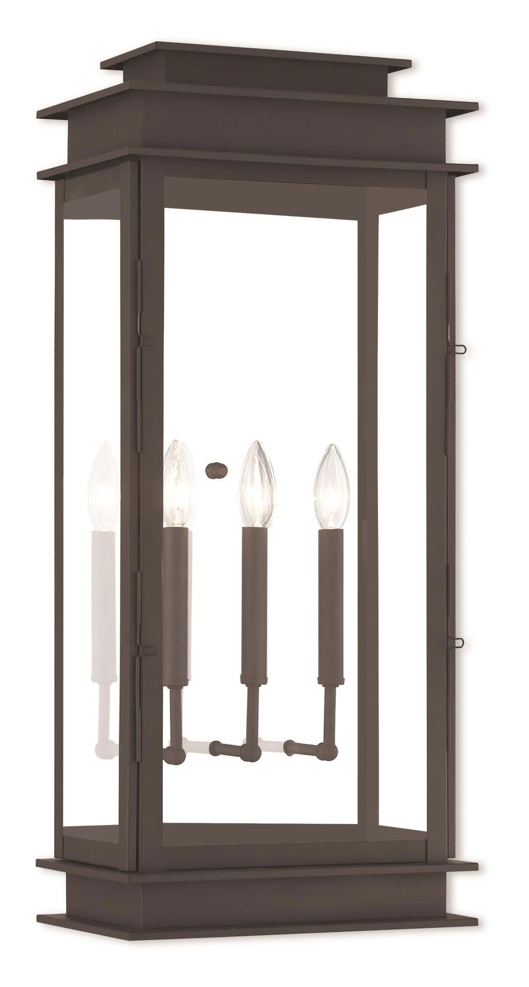 Princeton Square Outdoor Wall Sconce by Livex Lighting | LIV-20208-07 ...