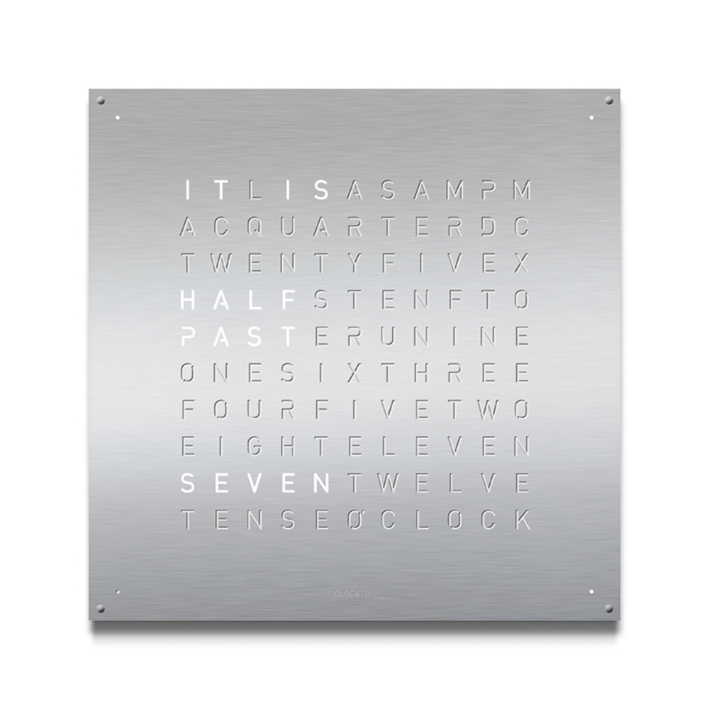 Qlocktwo Large Wall Clock by Qlocktwo by Biegert & Funk | LG4ENSS ...