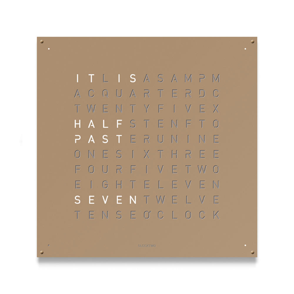 Qlocktwo Earth 180 Wall Clock by Qlocktwo by Biegert & Funk ...