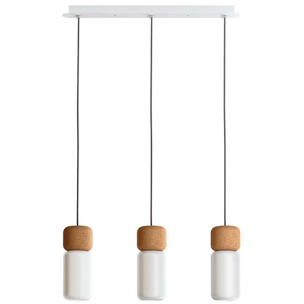 Pila Linear Multi Light Pendant by Estiluz | pila_L73.3_71.74