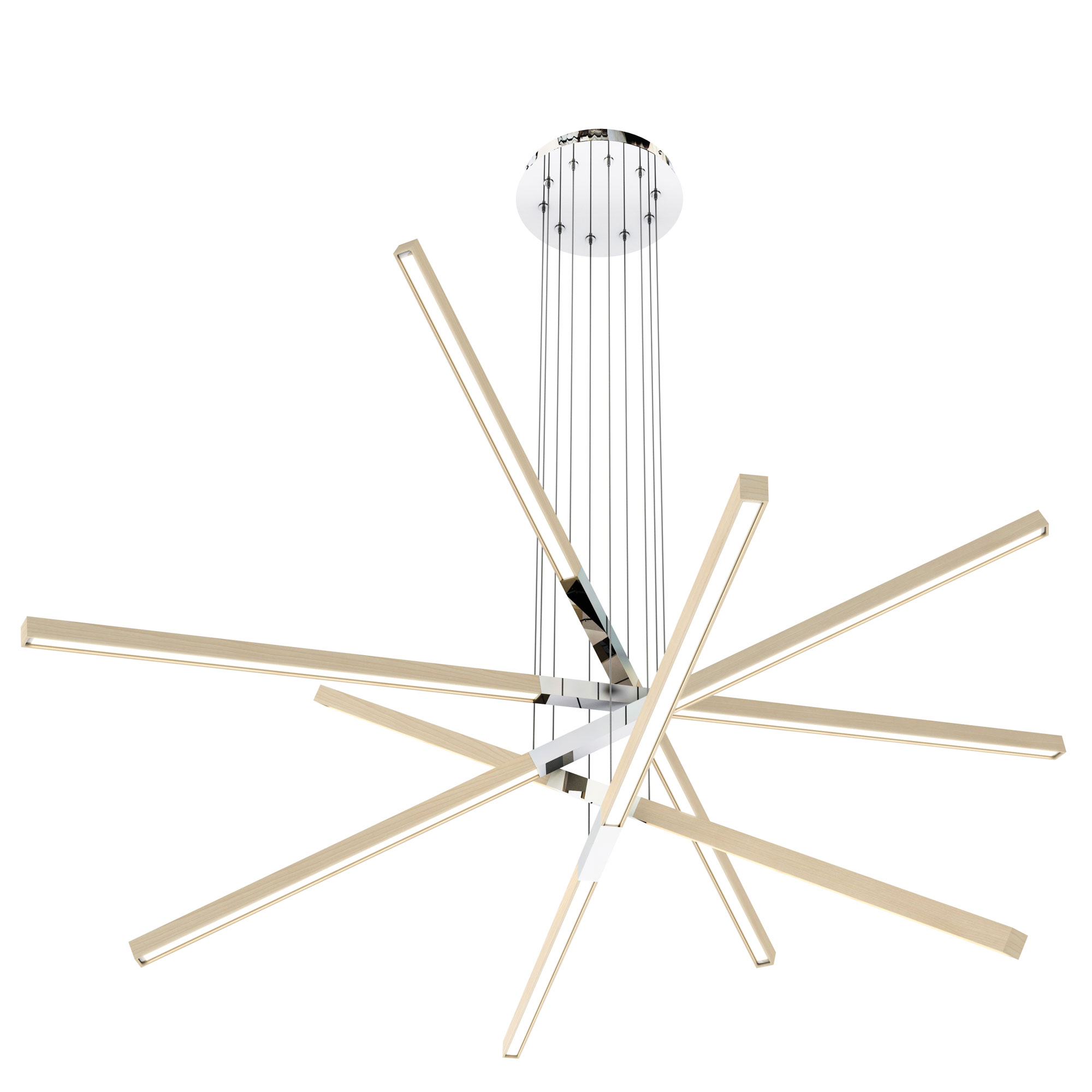 Pix Sticks Tie Stix Wood Warm Dim Suspension with Power by PureEdge ...