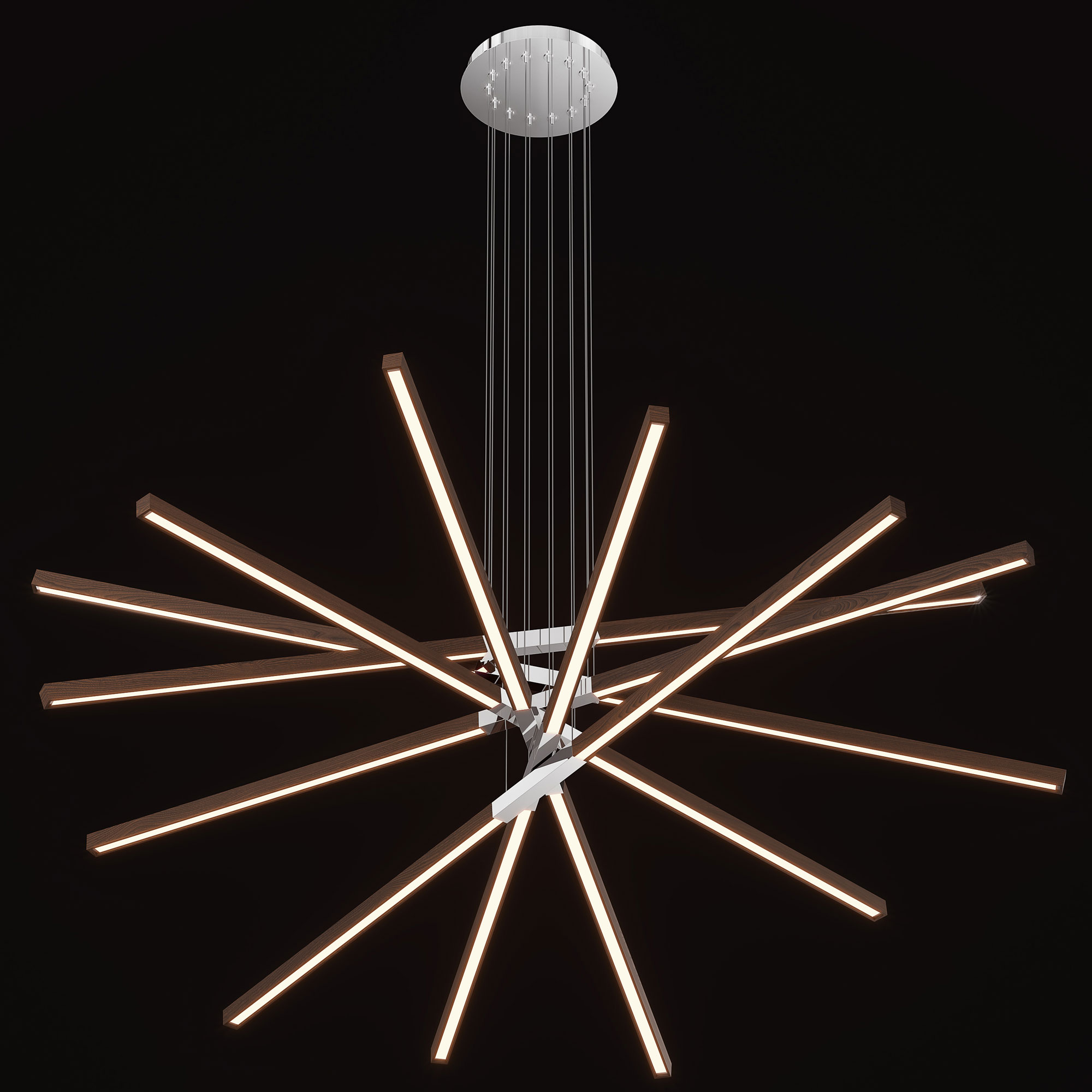 Pix Sticks Tie Stix Wood Warm Dim Suspension Remote Power by PureEdge ...