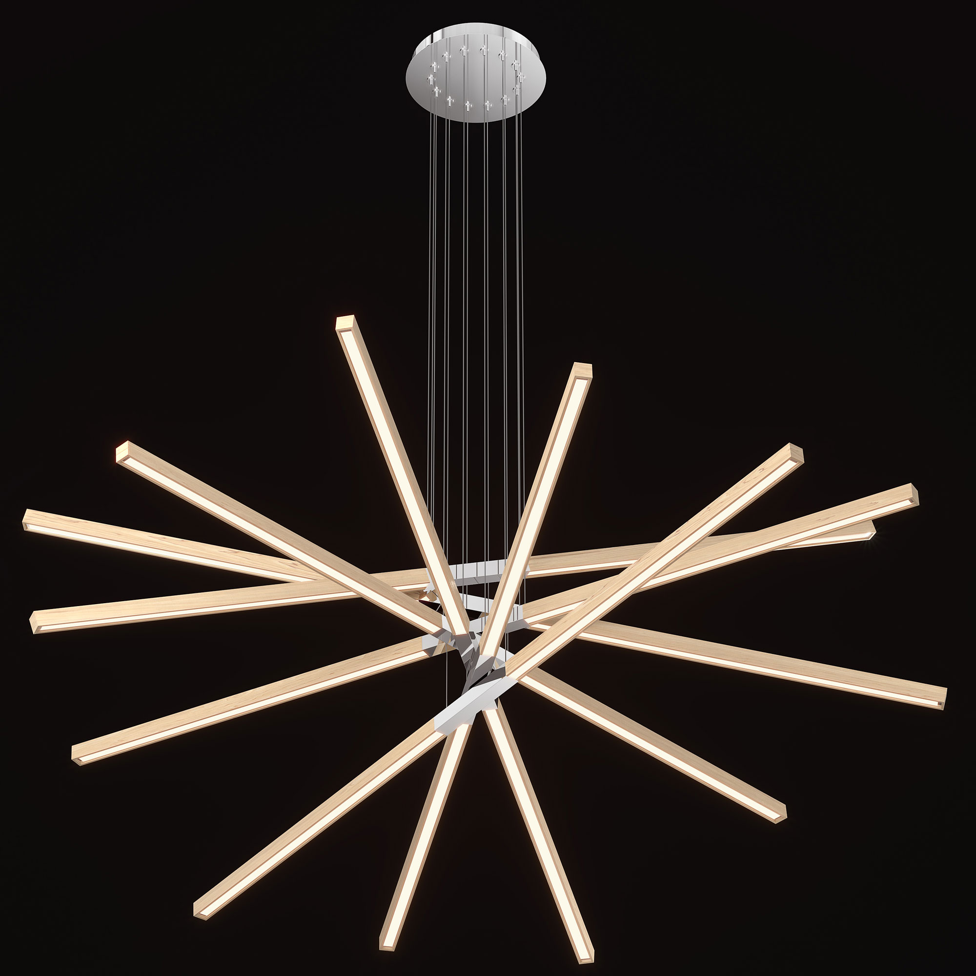 Pix Sticks Tie Stix Wood Suspension with Remote Power by PureEdge ...