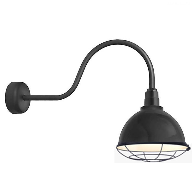 Deep Reflector Wire Guard Wall Light by Troy RLM | RD16MMBL-WG-2 ...