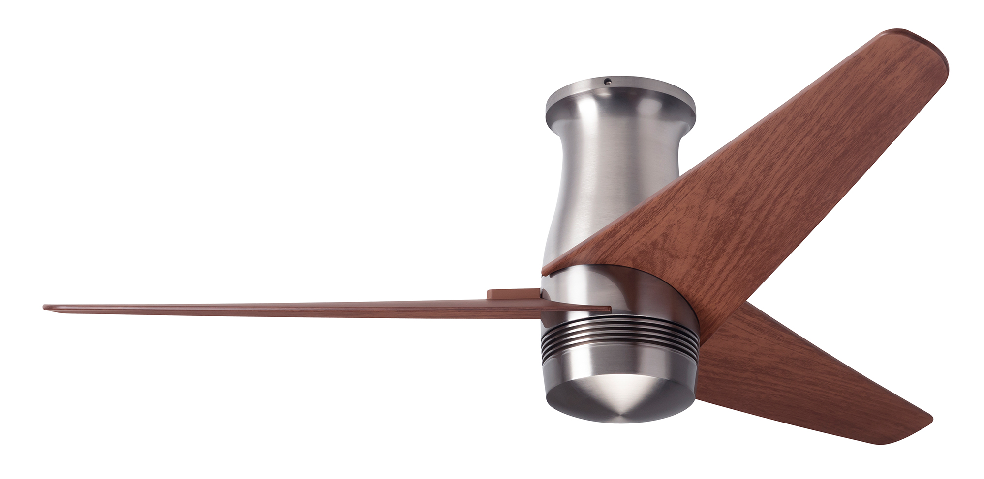 Velo Flush DC Ceiling Fan by Modern Fan Co. | VEL-FM-BN-48-MG-NL-WC ...