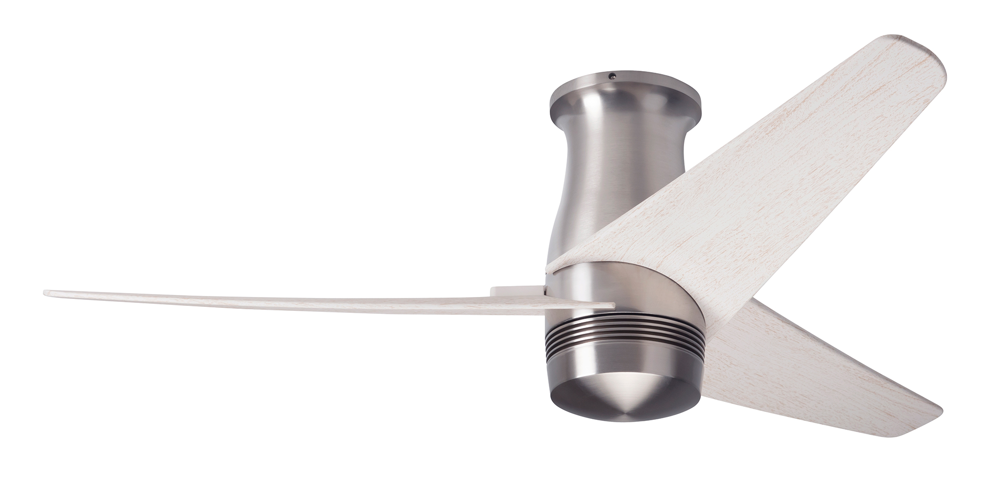 Velo Flush DC Ceiling Fan by Modern Fan Co. | VEL-FM-BN-48-WW-NL-WC ...
