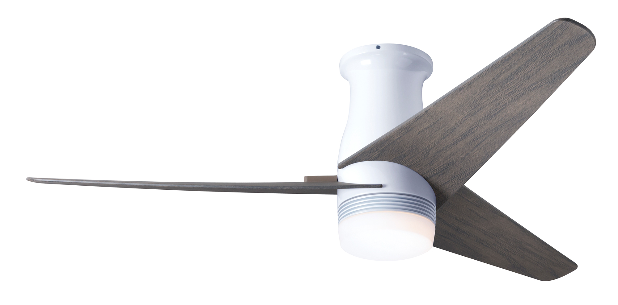 Velo Flush DC Ceiling Fan with Light by Modern Fan Co. | VEL-FM-GW-48 ...