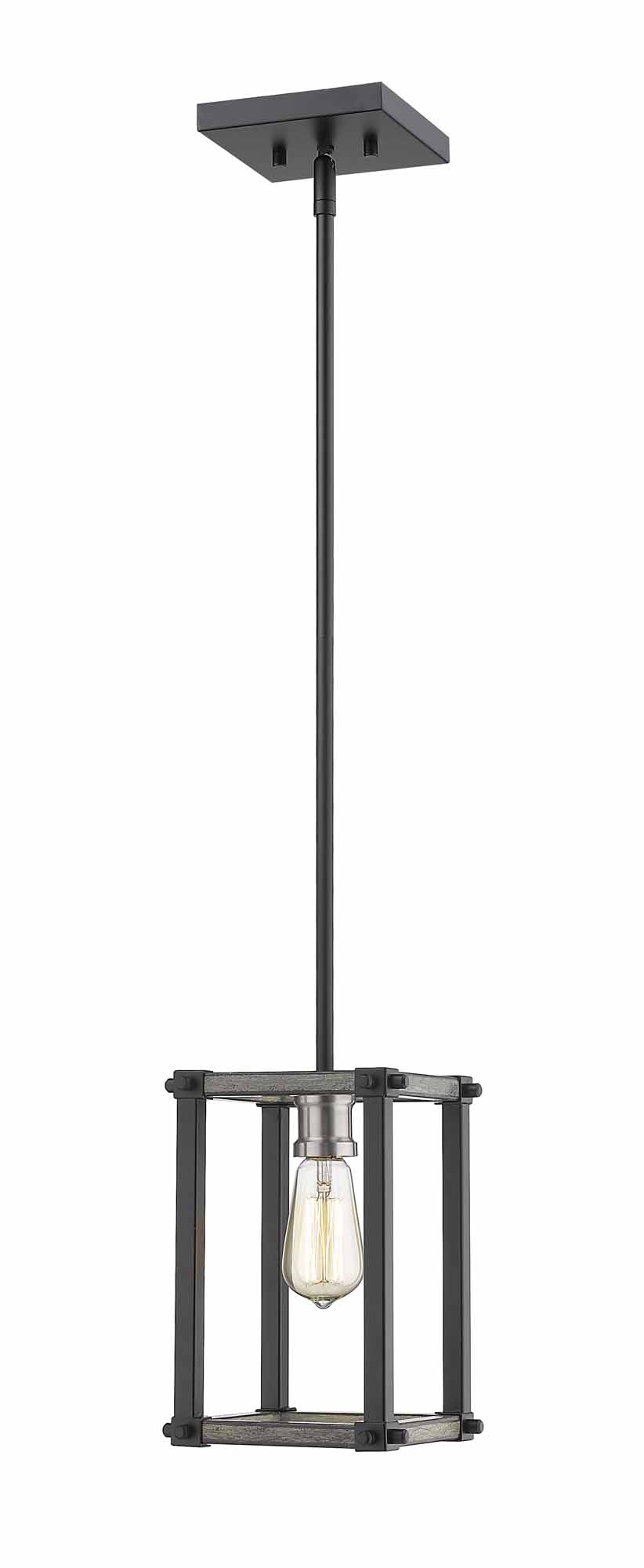 Kirkland Square Mini Pendant by Z-Lite | 472MPS-ABB | ZLT829487