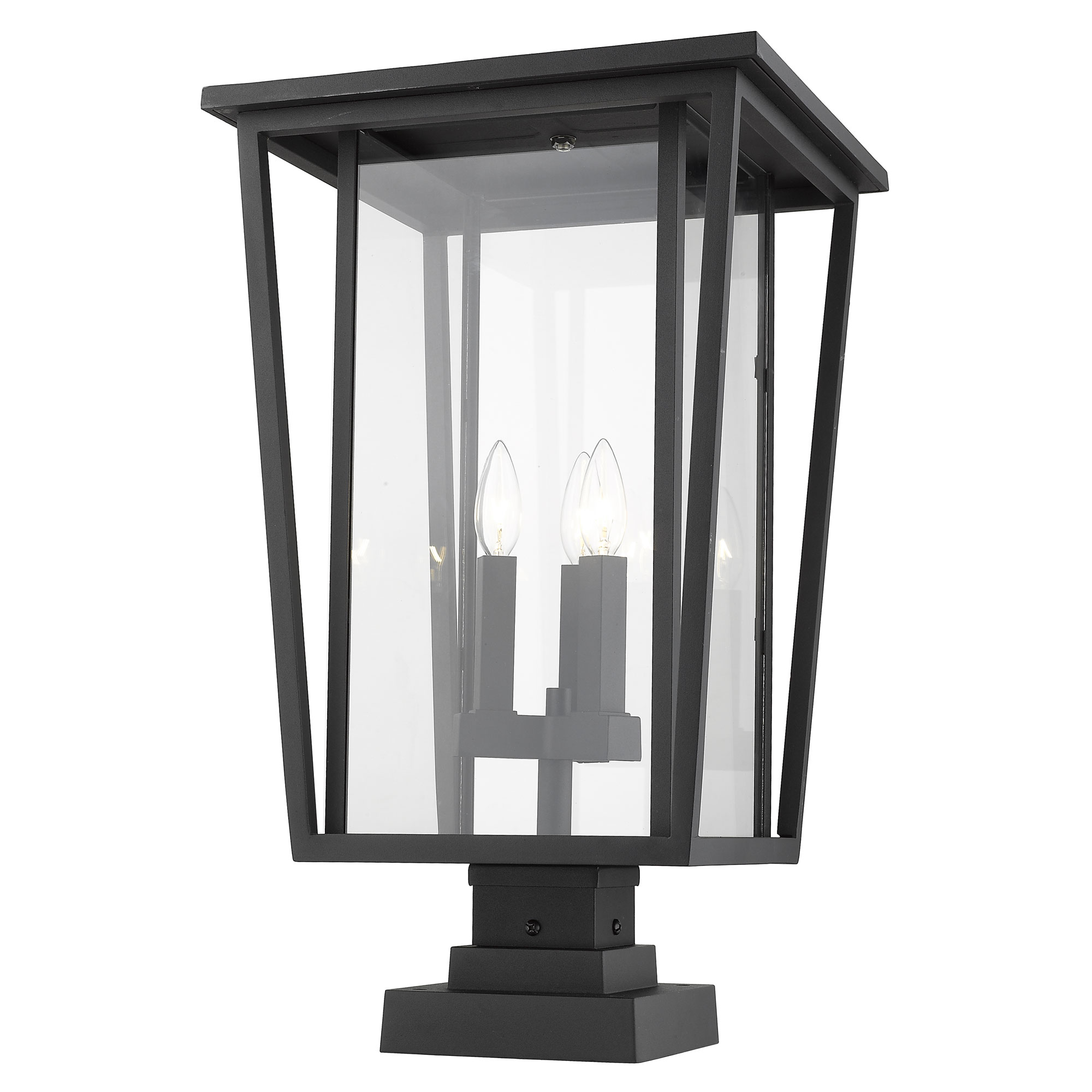 Seoul Outdoor Pier Light with Square Stepped Base by Z-Lite | 571PHXLS ...