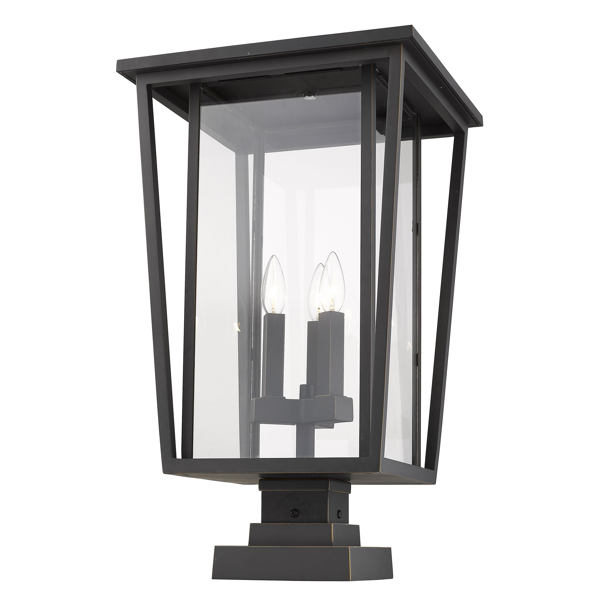 Seoul Outdoor Pier Light with Square Stepped Base by Z-Lite | 571PHXLS ...