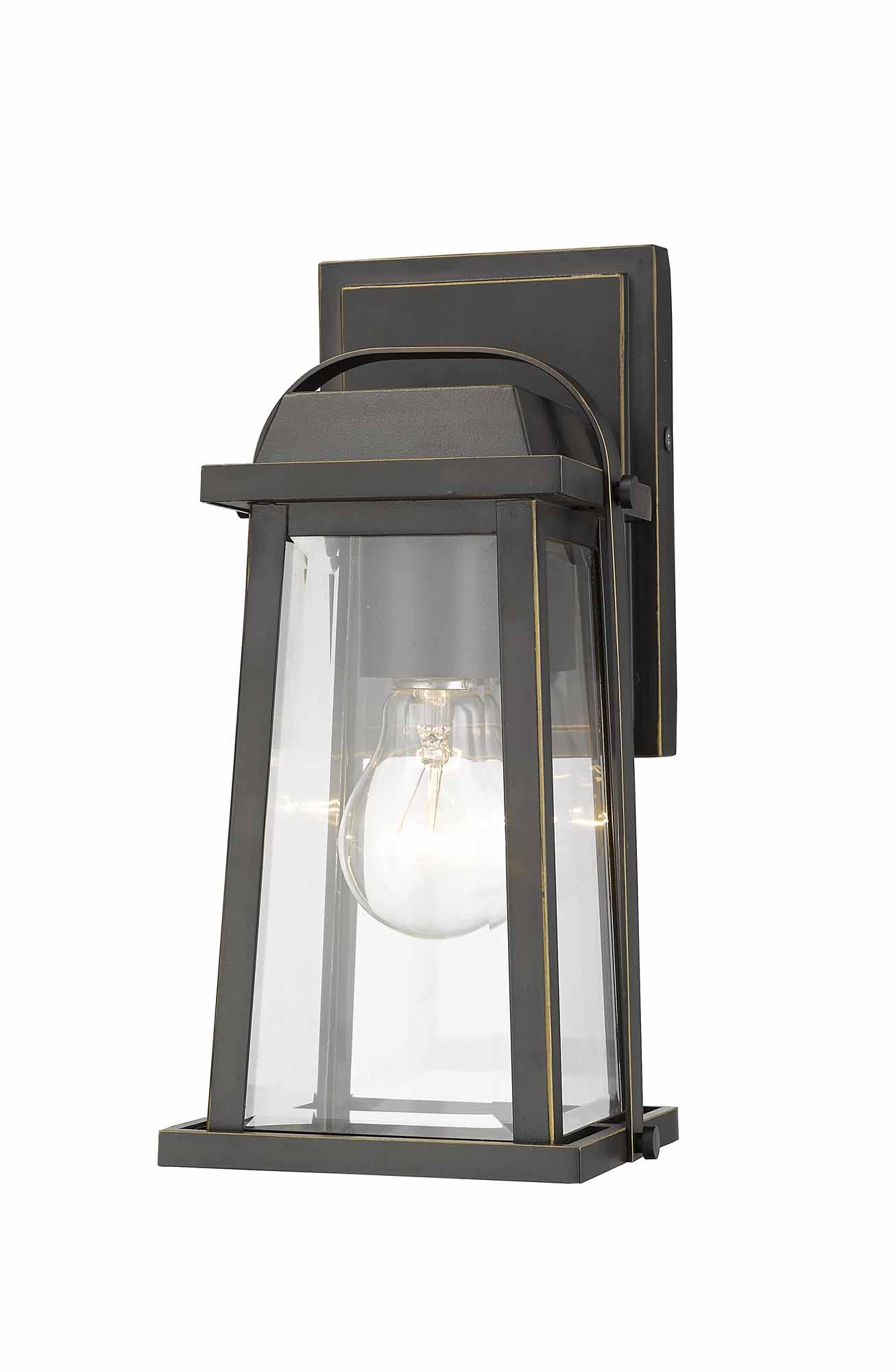 Millworks Outdoor Wall Light by Z-Lite | 574S-ORB