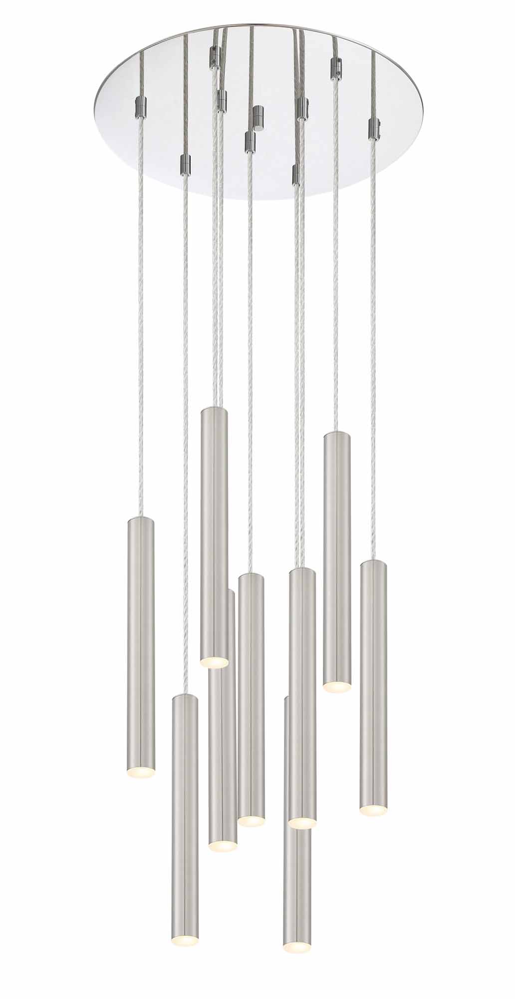 Forest Round Multi Light Pendant by Z-Lite | 917MP24-BN-LED-9RCH ...
