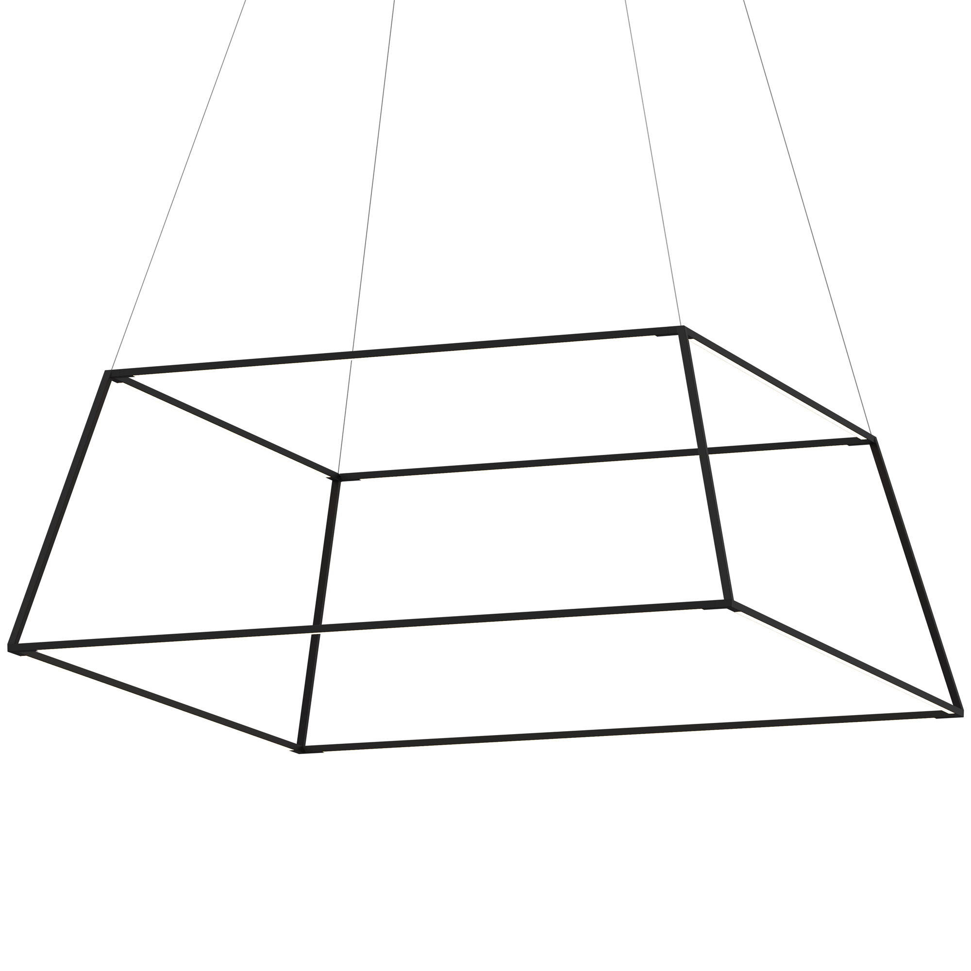 Z-Bar Rise Square Pendant by Koncept Lighting | ZBP-48-RS-SW-MTB-CNP ...