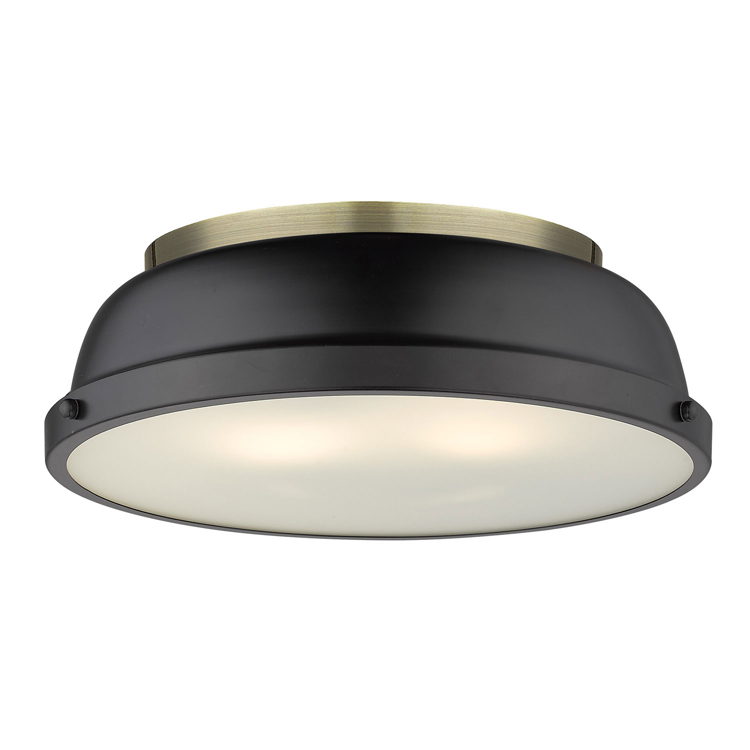 Duncan Ceiling Light Fixture by Golden Lighting | 3602-14 AB-BLK ...