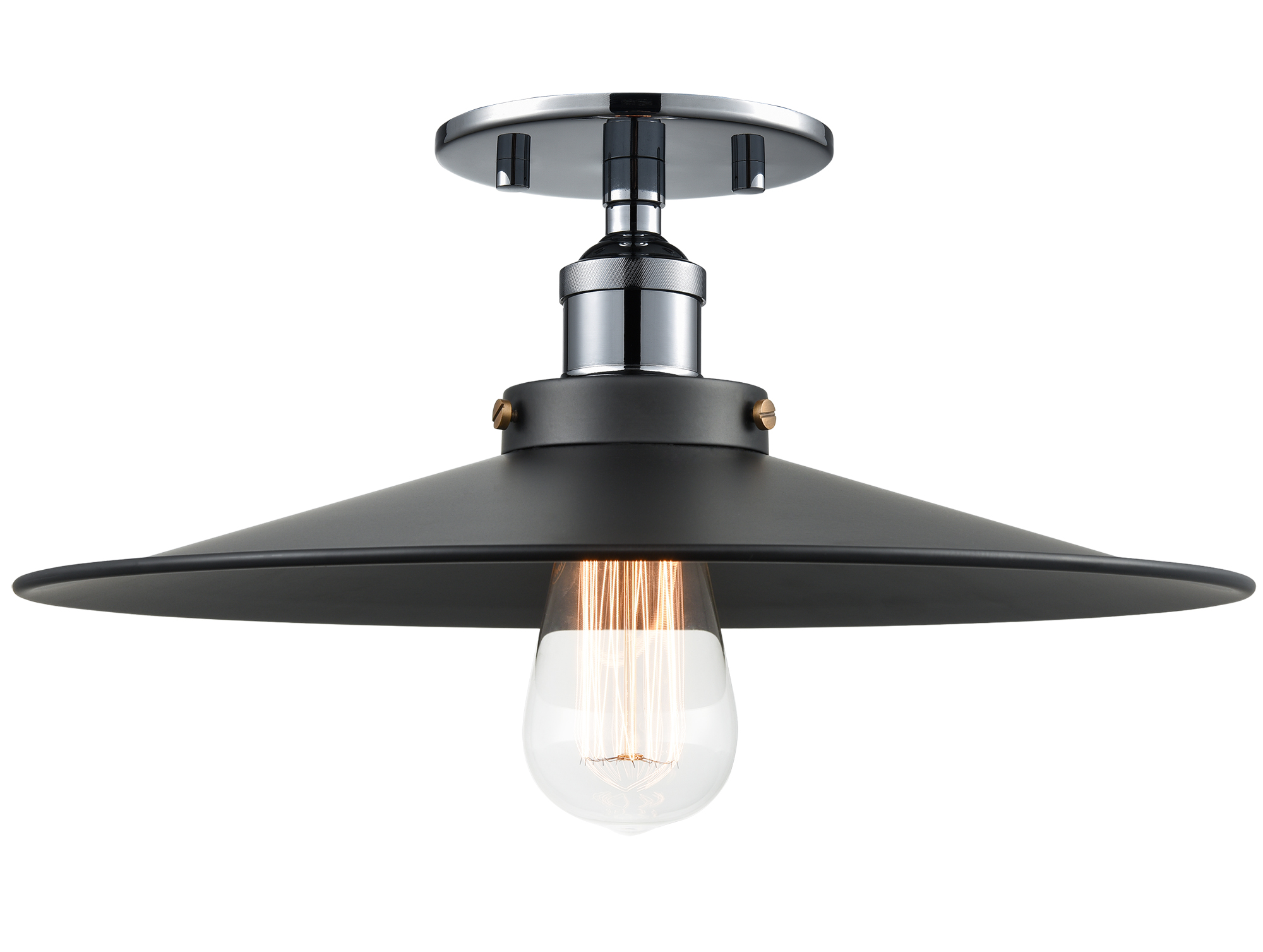 Bulstrodes Workshop Shade Ceiling Light by Matteo Lighting | X46113CHBK ...