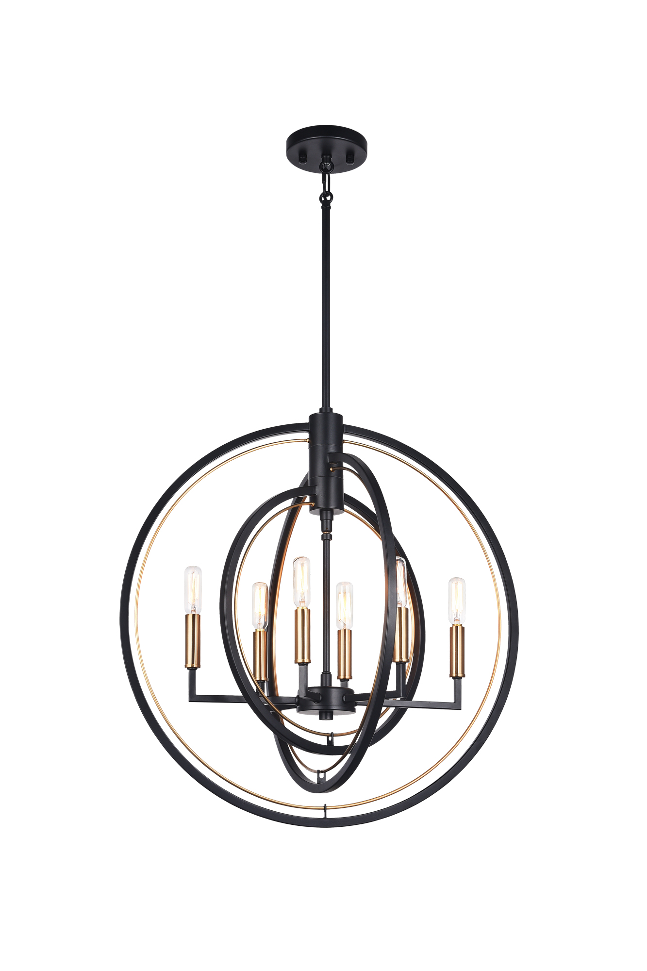 Odyssey Chandelier by Matteo Lighting | C78606BK | MTO833245