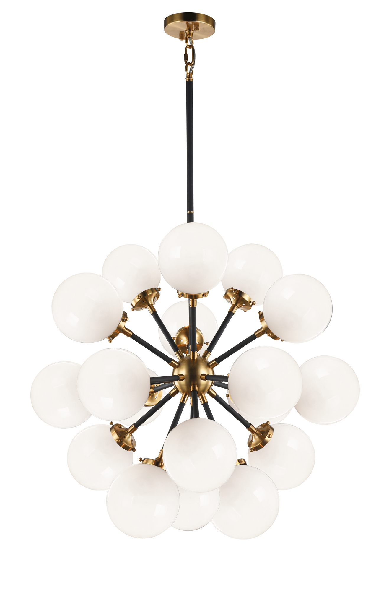 Soleil Chandelier by Matteo Lighting | C62818AGOP | MTO833416