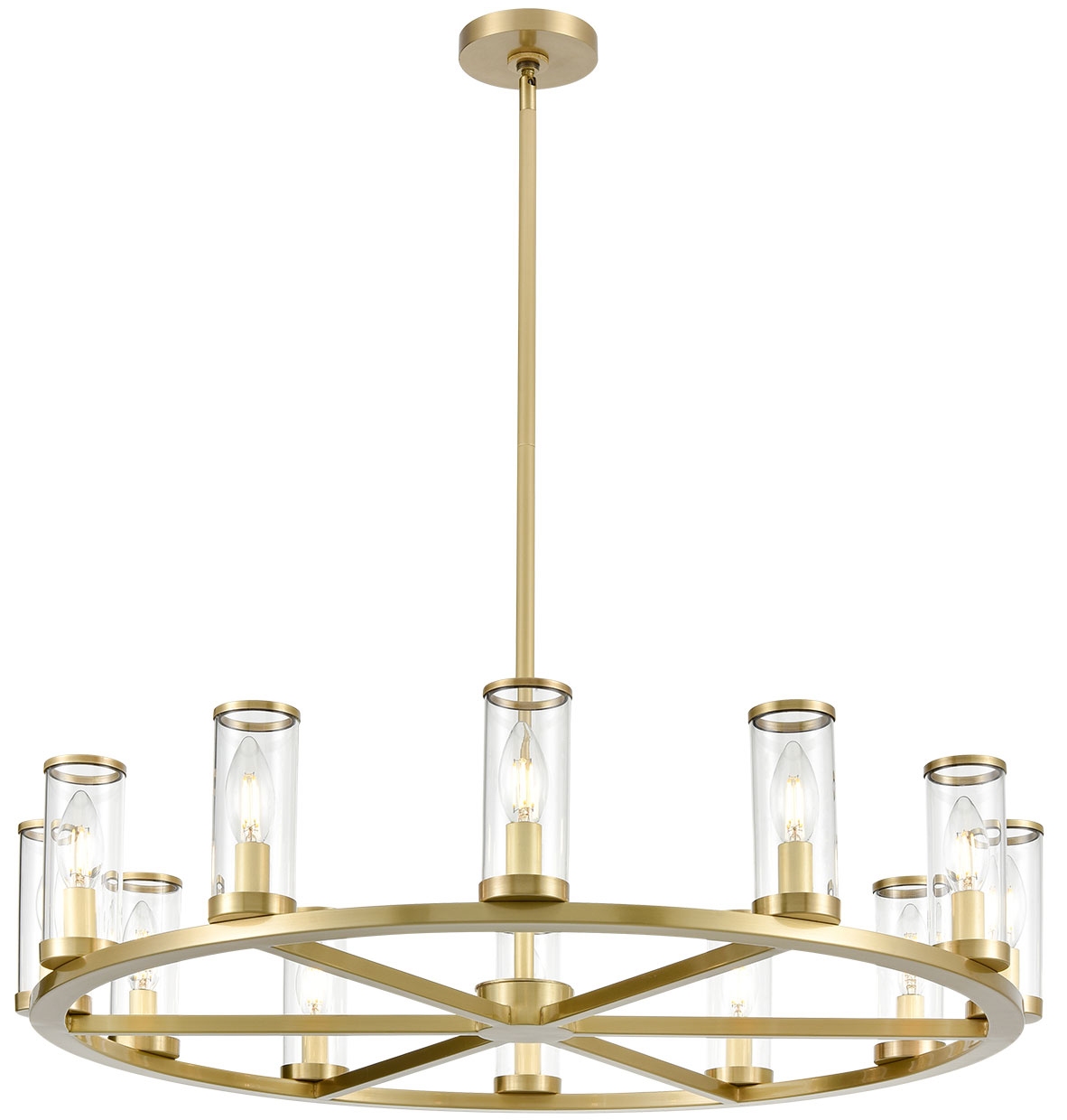 Revolve Chandelier by Alora | CH309012NBCG | ALO834134