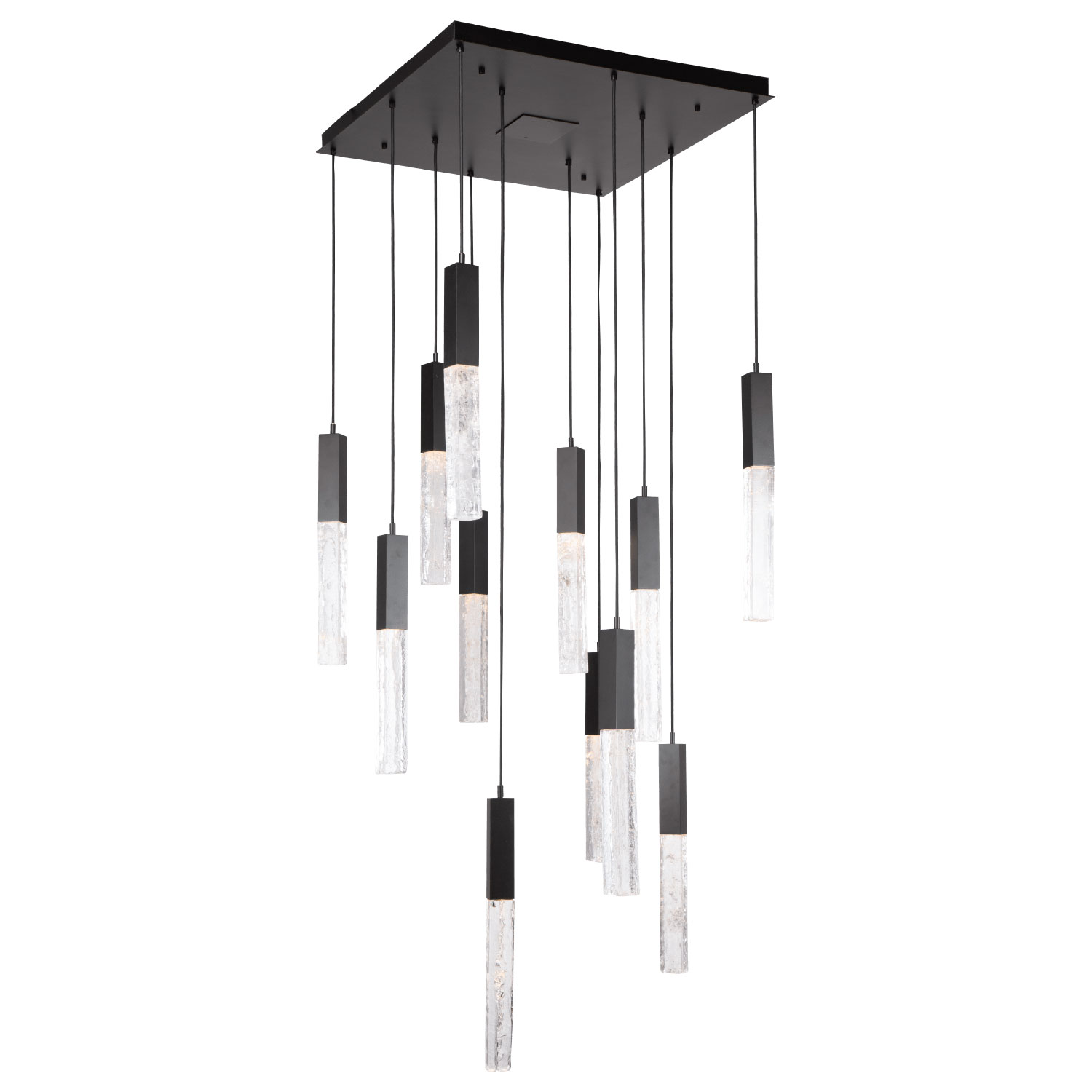 Axis Square Multi Light Pendant by Hammerton Studio | CHB0060-12-MB-GC ...