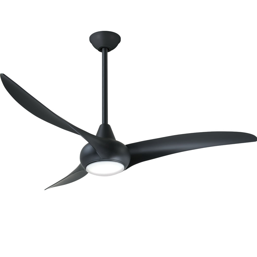 Light Wave Ceiling Fan with Light by Minka Aire | F844-CL | MKA851756