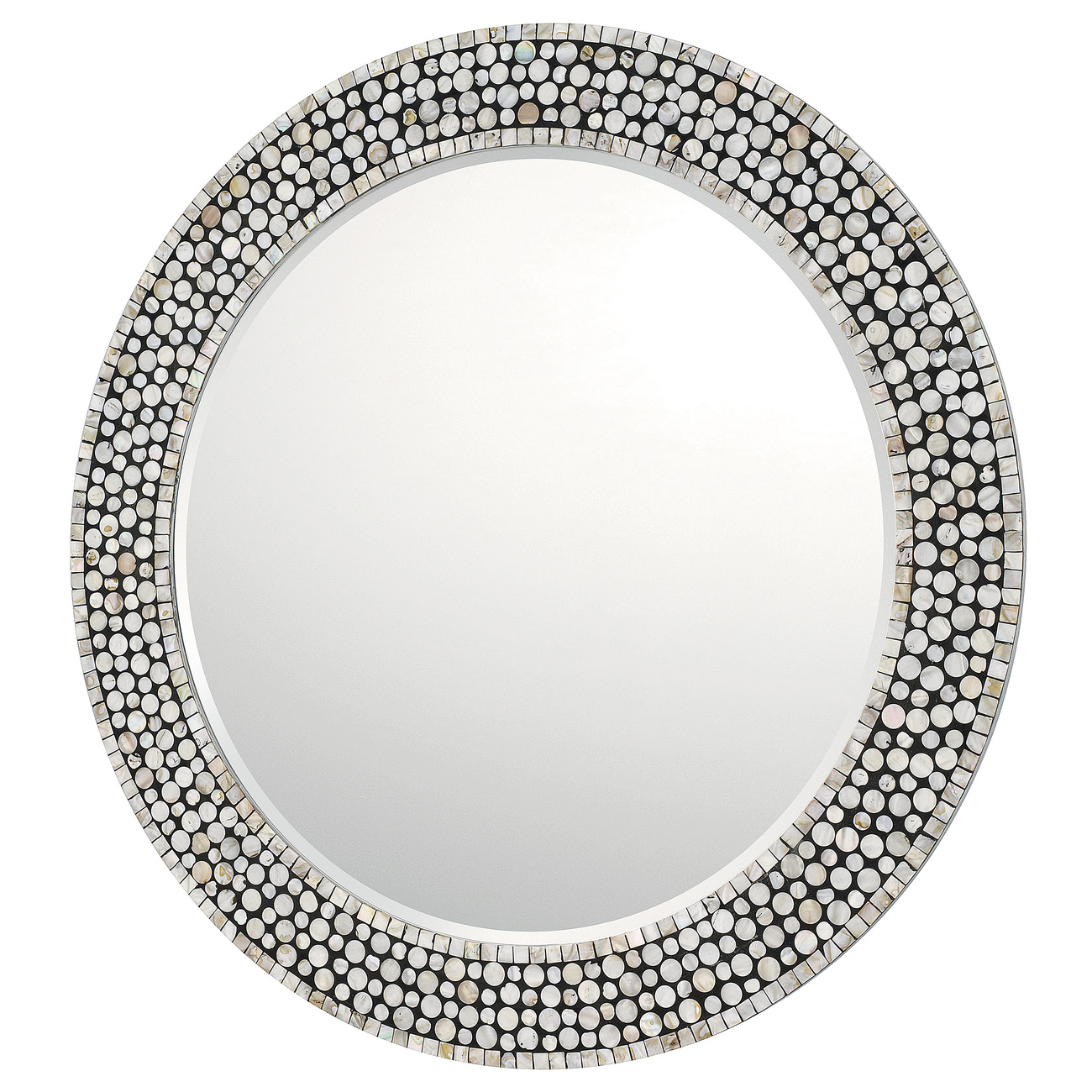 Mother of Pearl Round Mirror by Capital Lighting | 717201MM | CPT852784