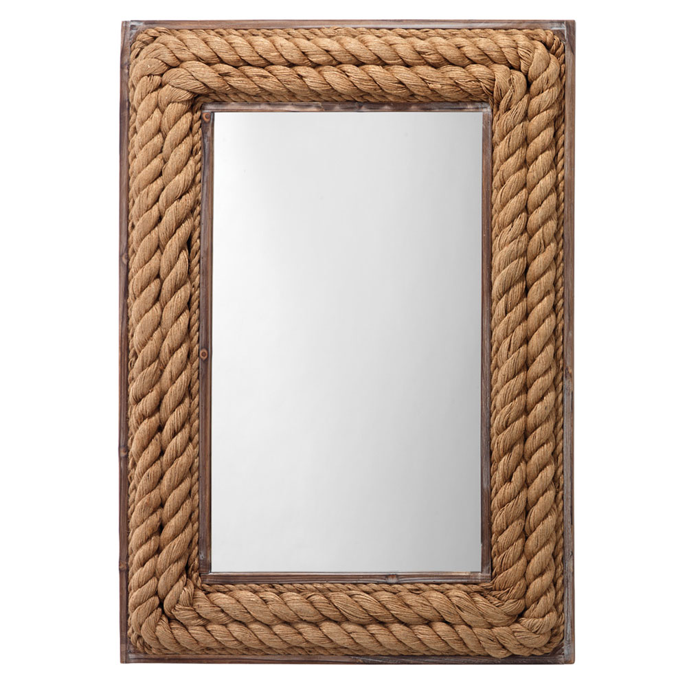 LS Rectangular Jute Mirror by Jamie Young Company | BL72415-M22 | JYC856707